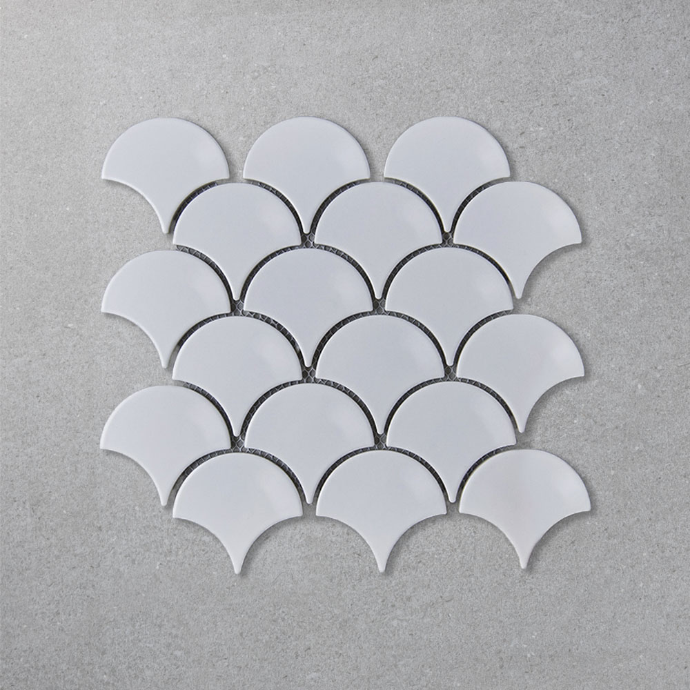 Fishscale Shinny White - Fika Revestimientos