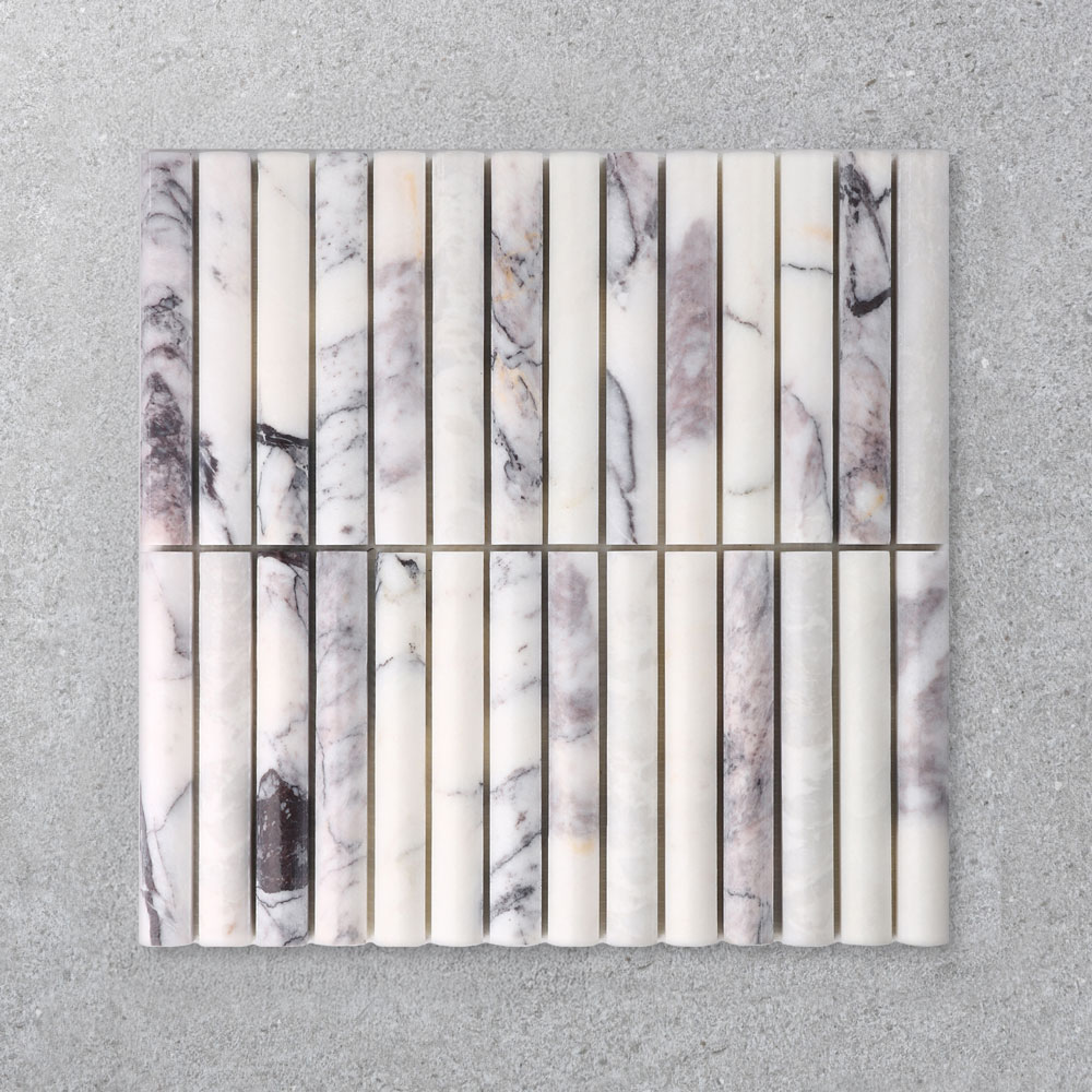Stone Convex Carrara Brown - Fika Revestimientos
